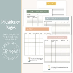 Doctrine and Covenants 2025 Complete Primary Bundle // LDS Primary, Primary Presidency, Primary ...