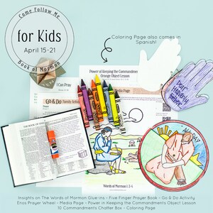 Come Follow Me Primary 2024 ELEMENTARY: Book of Mormon Lesson 16 April ...