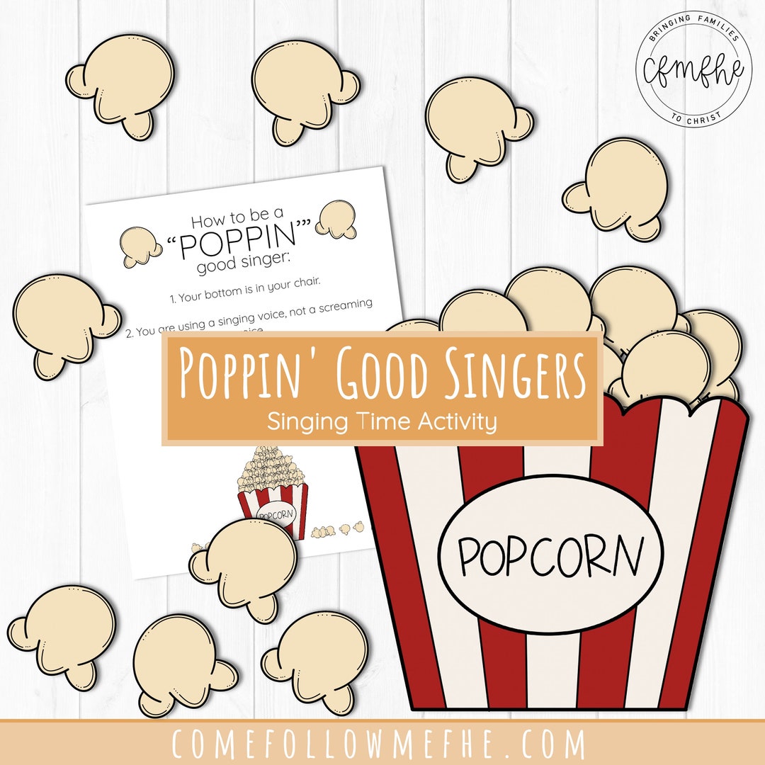 Poppin Good Singers Singing Time Activity - Etsy
