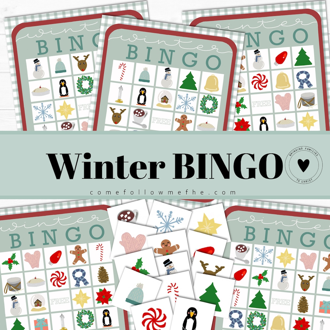 Winter Bingo - Etsy