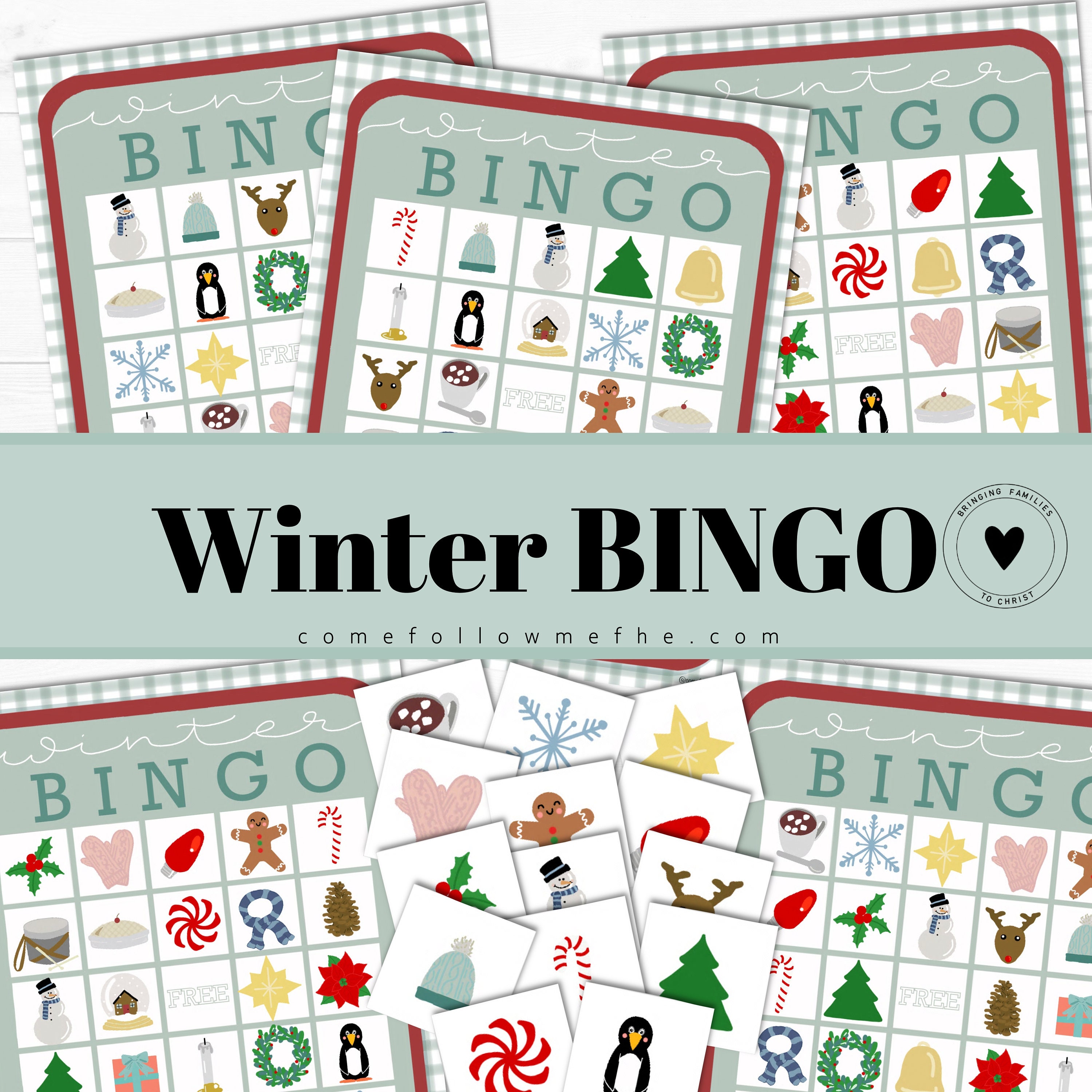 Winter Bingo - Etsy