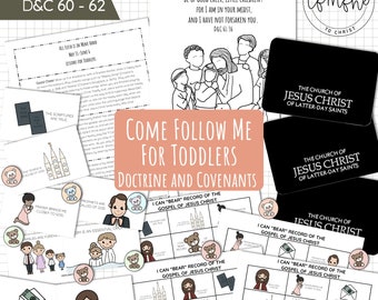 Come Follow Me 2021 TODDLER D&C Lesson 4 jan 18-24 // LDS - Etsy