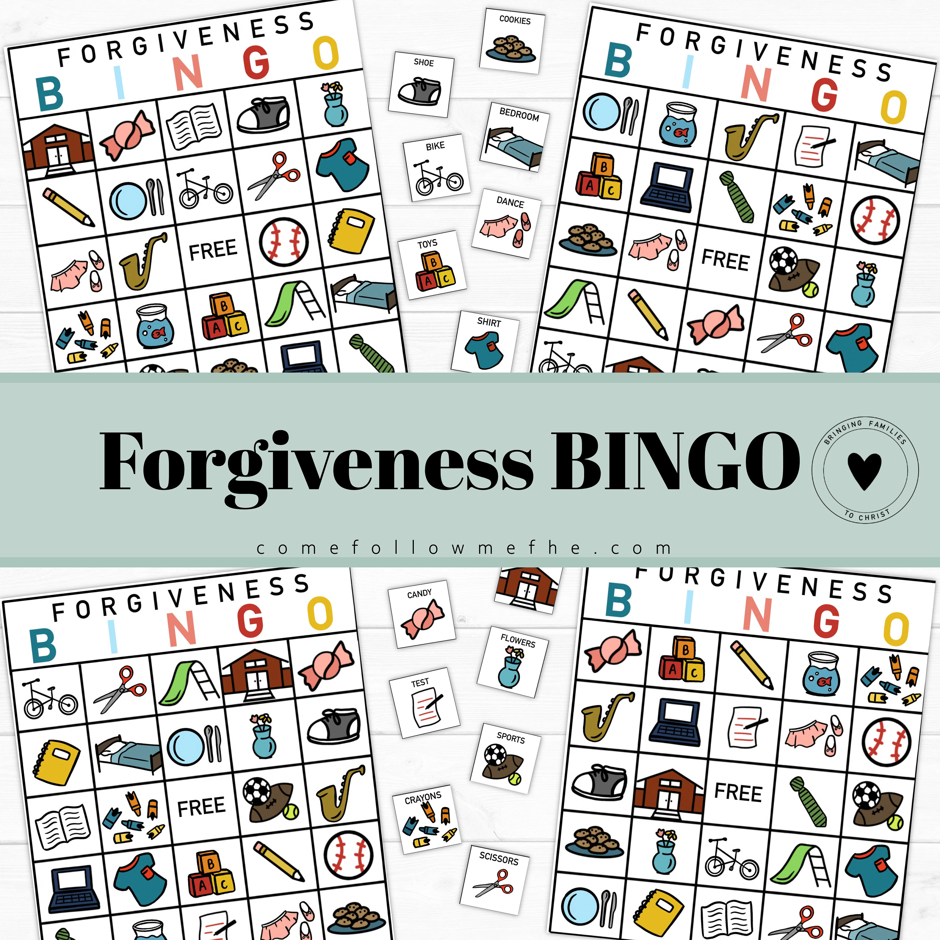Forgiveness Bingo - Etsy