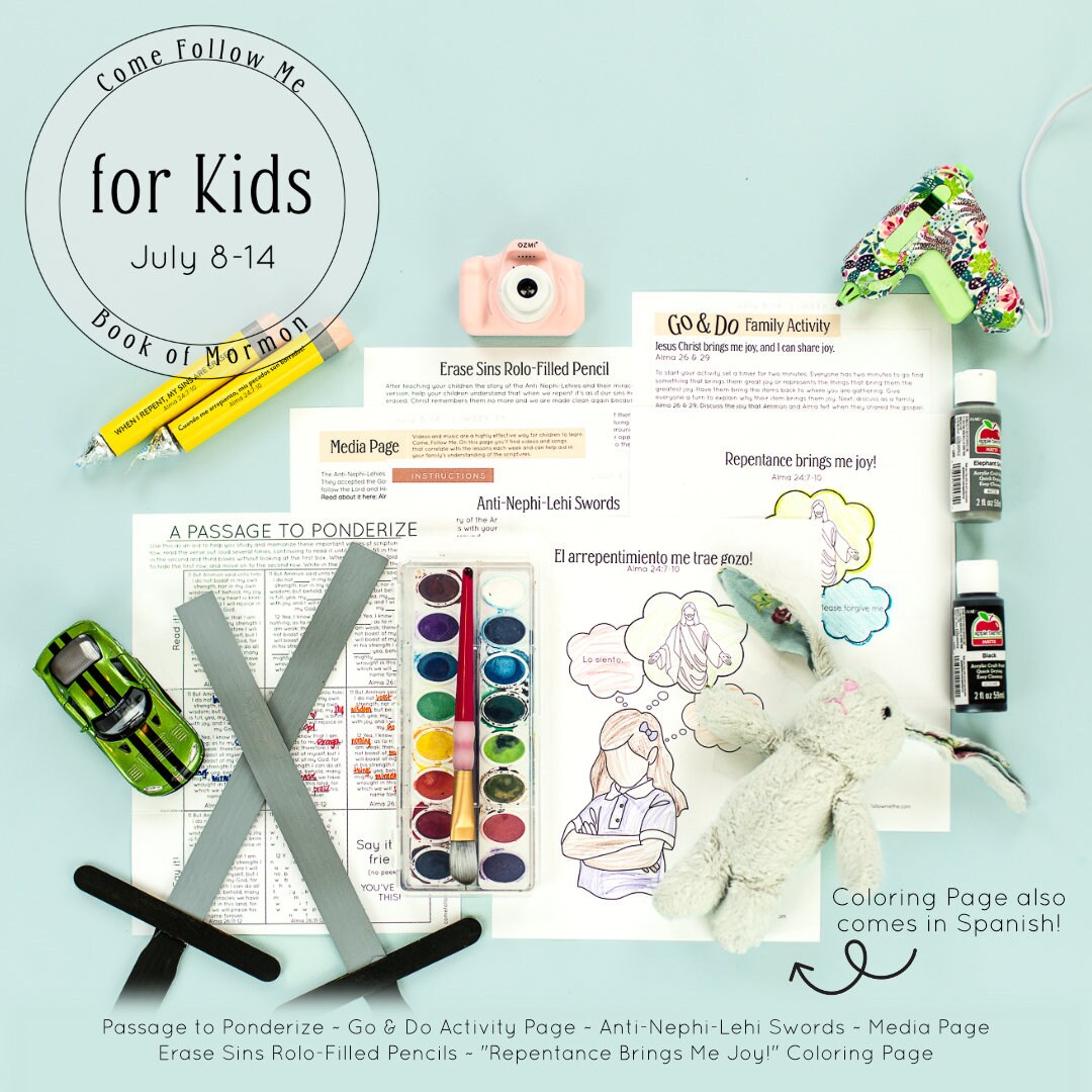 Come Follow Me Primary 2024 ELEMENTARY: Book of Mormon Lesson 28 July 8 ...