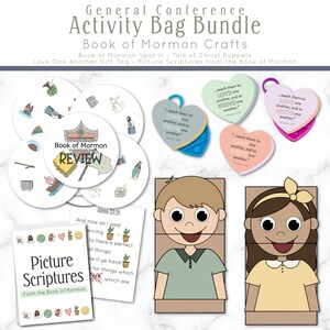 General Conference Activity Bag Bundle for Kids // April 2024, Family ...
