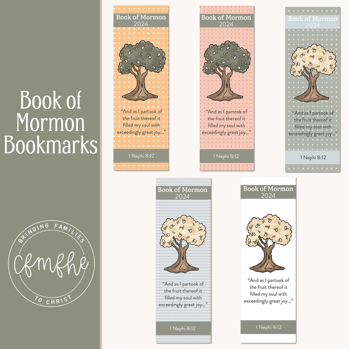 Book of Mormon 2024 Family Bundle // Family Home Evening, Come Follow ...