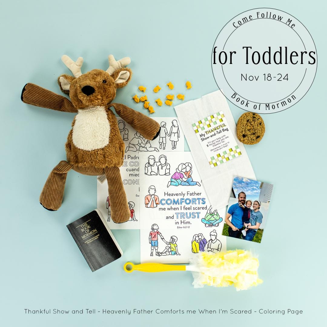 Come Follow Me Primary 2024 TODDLER: Book of Mormon Lesson 47 Nov 18-24 ...
