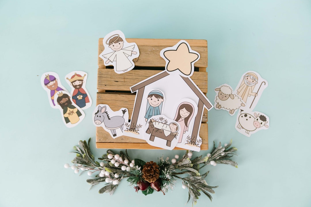 Distributable Nativity Printouts for Primary Kids // Baby Jesus, Holy ...