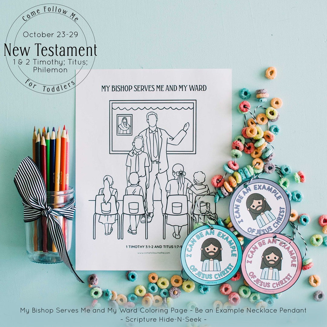 Come Follow Me Primary 2023 TODDLER: New Testament Lesson 44 October 23 ...