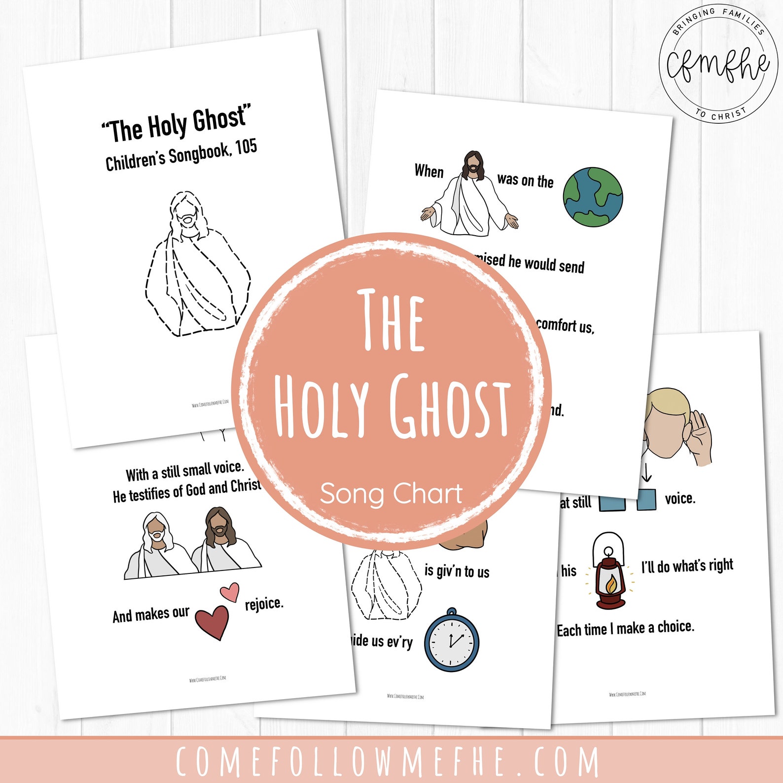 The Holy Ghost Song Chart | Etsy