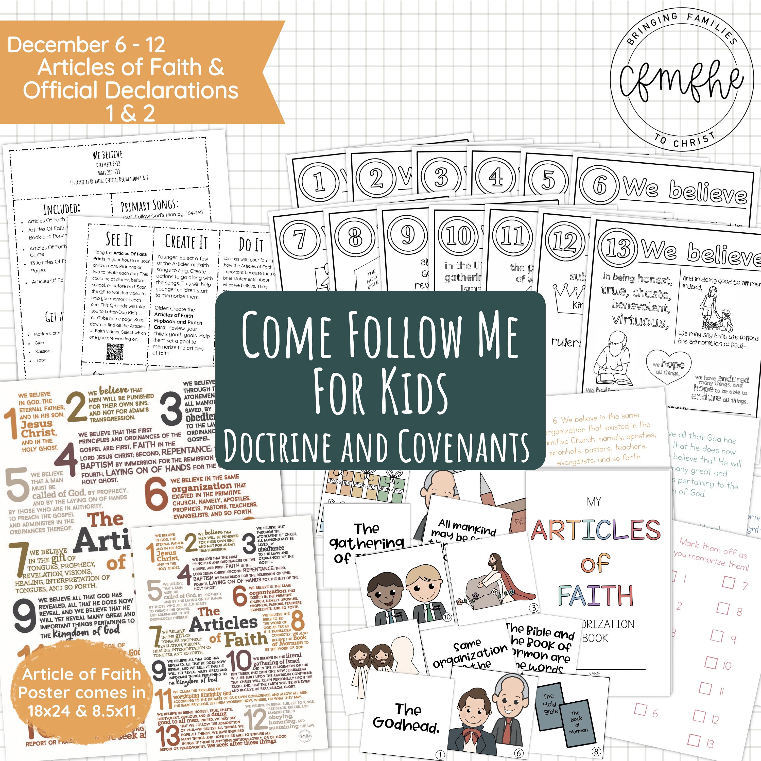 Come Follow Me 2021 STANDARD: Do&c Lesson 50 december | Etsy