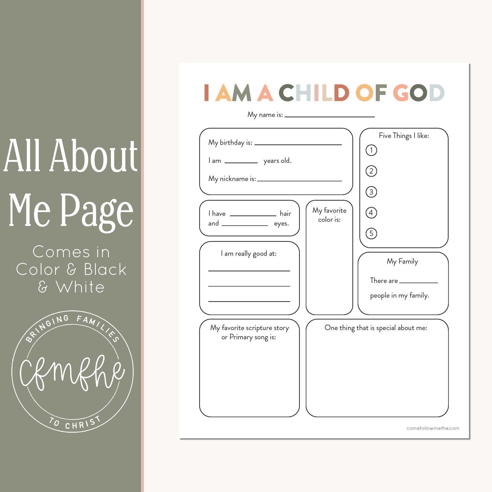 Book of Mormon Primary Presidency Bundle//lds Primary, Primary ...