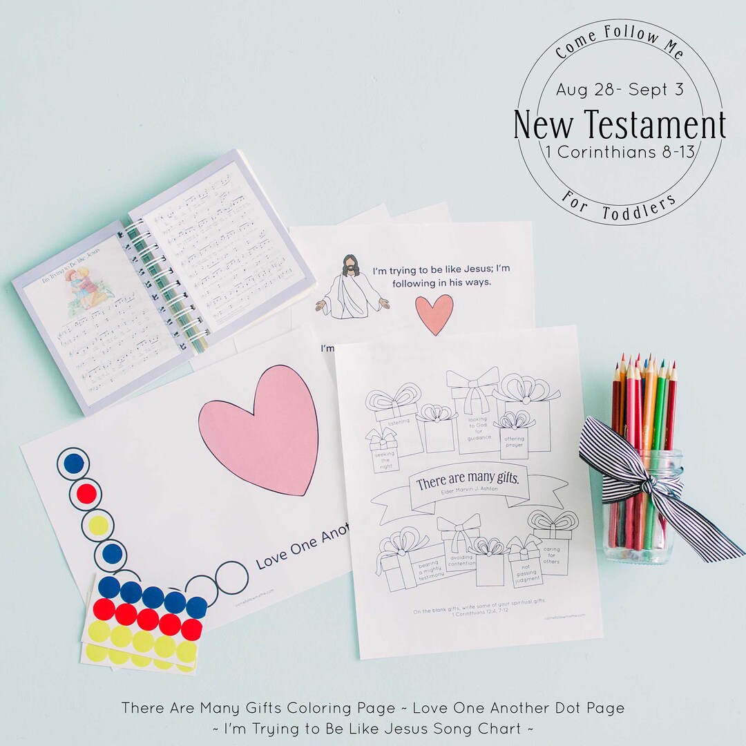 Come Follow Me Primary 2023 TODDLER: New Testament Lesson 36 Aug 28 ...