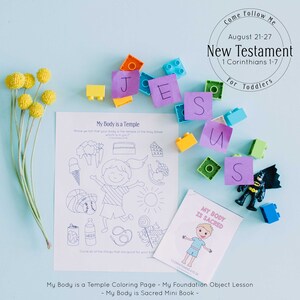 Come Follow Me Primary 2023 TODDLER: New Testament Lesson 35 August 21 ...