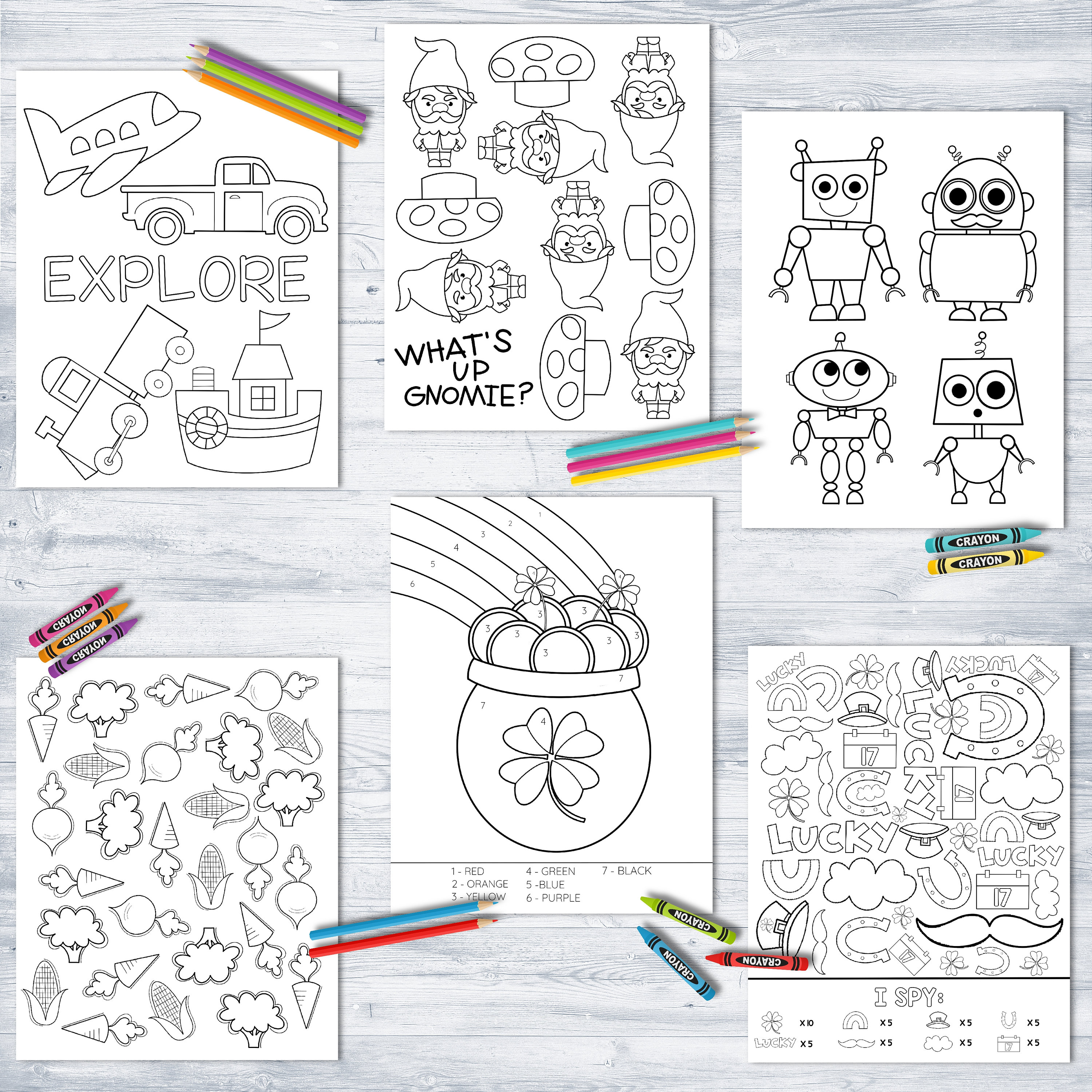 March 2022 Coloring Pages