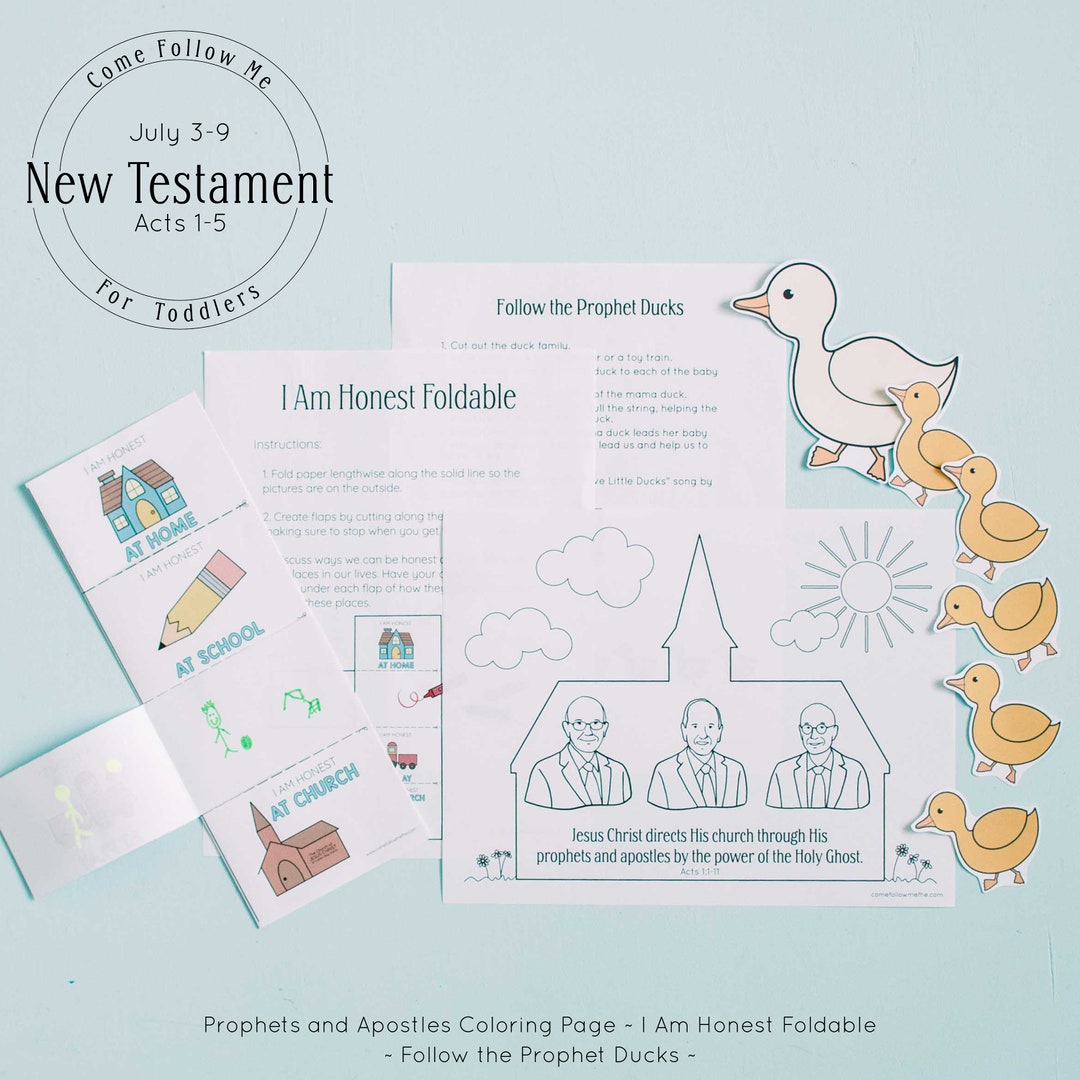 Come Follow Me Primary 2023 TODDLER: New Testament Lesson 28 July 3 ...