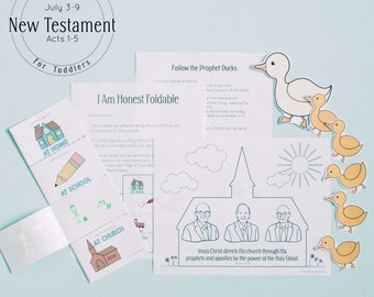 Come Follow Me Primary 2023 TODDLER: New Testament Lesson 29 - Etsy