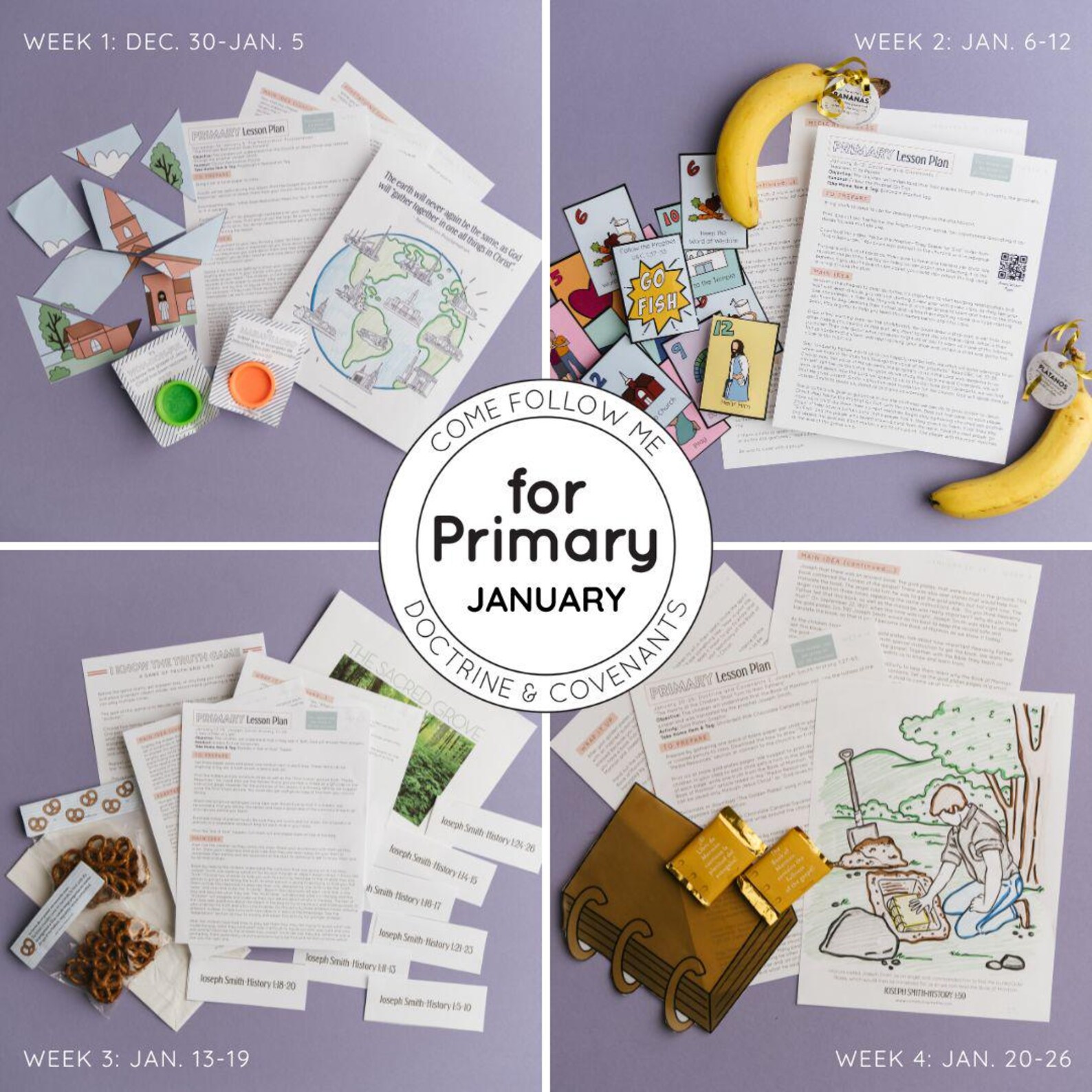 PRIMARY Lessons | Doctrine and Covenants | January Lessons Dec 30-jan ...