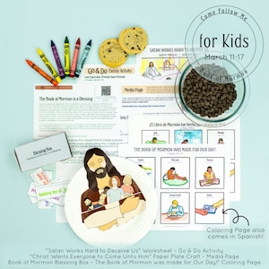 Come Follow Me Primary 2024 ELEMENTARY: Book of Mormon Lesson 11 March ...