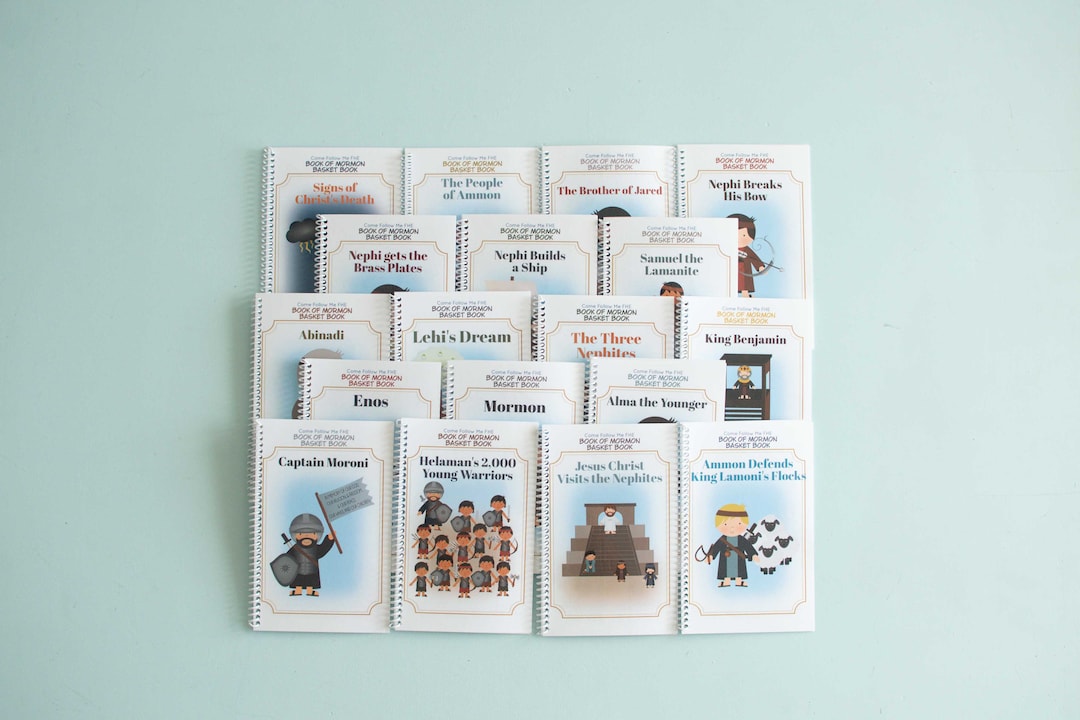 Book of Mormon Basket Books Bundle // Book of Mormon Study, Book of ...
