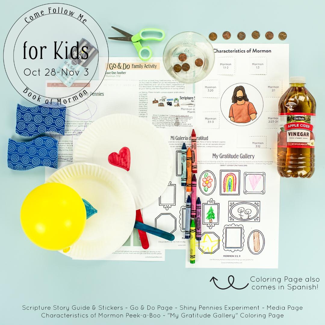 Come Follow Me Primary 2024 ELEMENTARY: Book of Mormon Lesson 44 Oct 28 ...