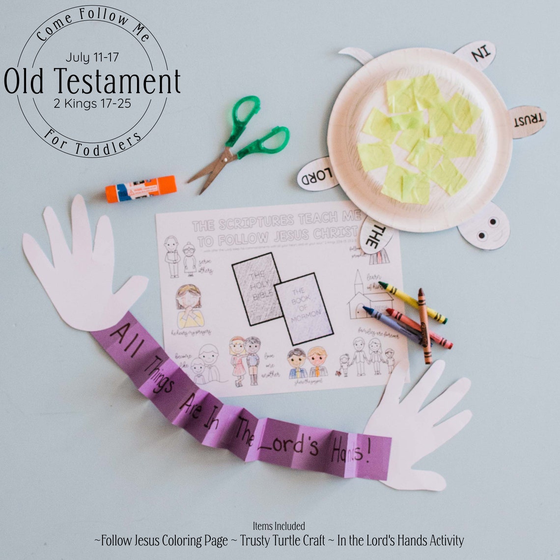 Come Follow Me Primary 2022 TODDLER: Old Testament Lesson 29 - Etsy