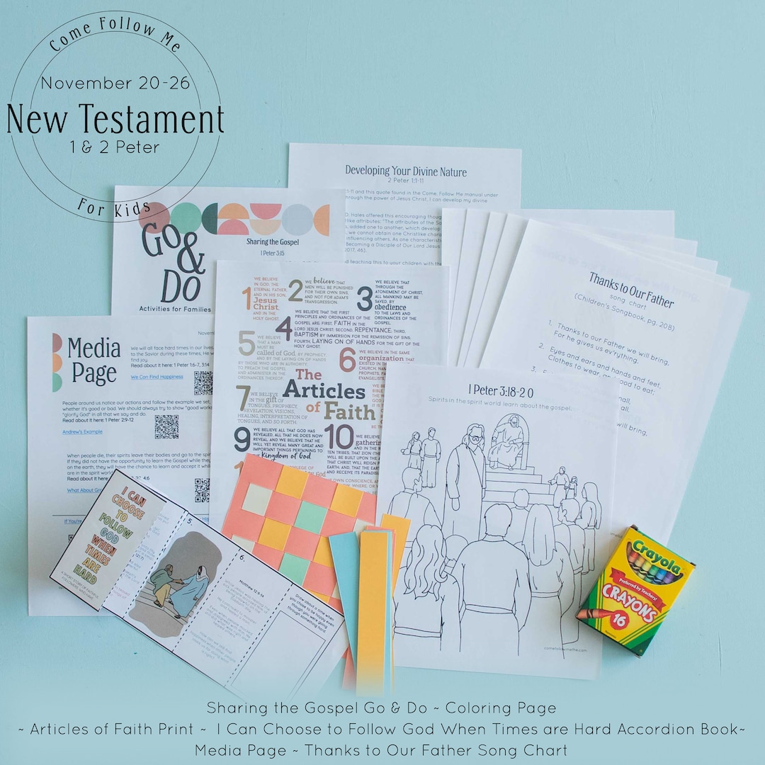 Come Follow Me Primary 2023 ELEMENTARY: New Testament Lesson 48 ...