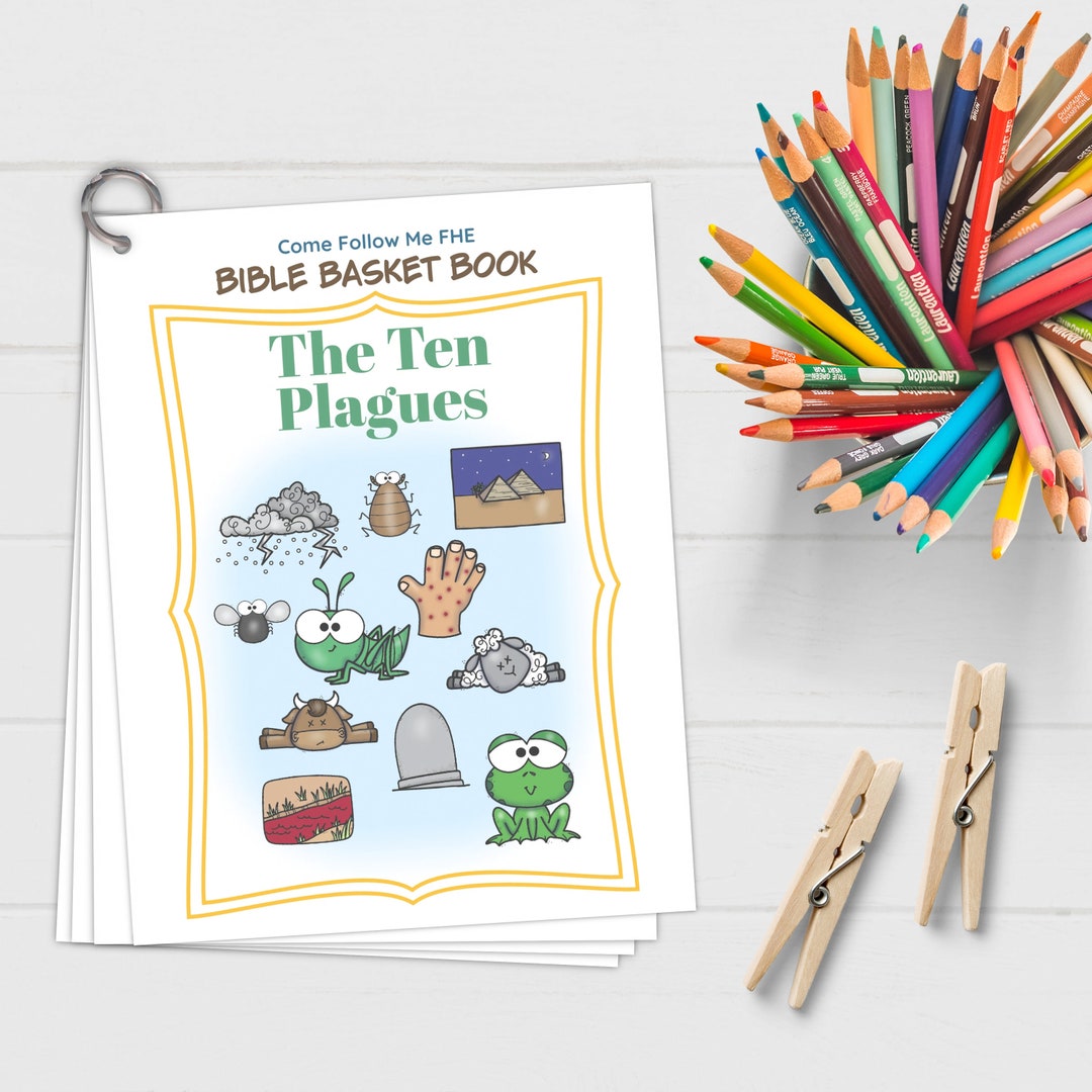 The Ten Plagues Bible Basket Book // Old Testament, Moses in Egypt ...