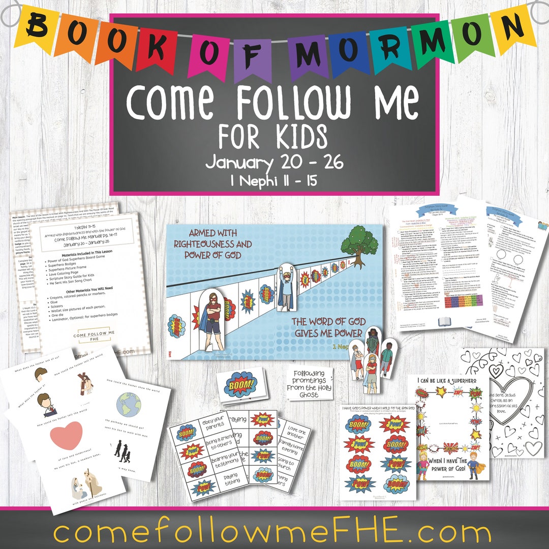 Come Follow Me LDS Book of Mormon Lesson 4 (january 20-26 2020) // Come ...