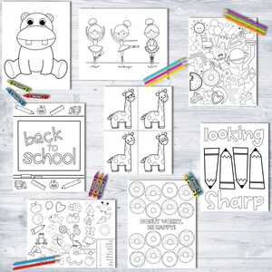 Ultimate Coloring Page Bundle // Coloring Pages, Holiday Coloring Page ...