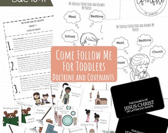 Come Follow Me 2021 TODDLER D&C Lesson 4 jan 18-24 // LDS - Etsy