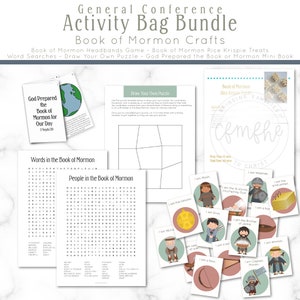General Conference Activity Bag Bundle for Kids // April 2024, Family ...