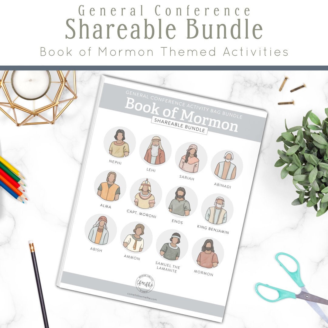 General Conference Activity Bag Bundle for Kids // April 2024 ...