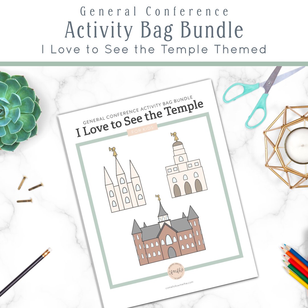 General Conference Activity Bag Bundle for Kids // October 2024, Family ...