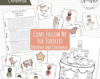 Come Follow Me 2021 TODDLER D&C Lesson 4 jan 18-24 // LDS - Etsy