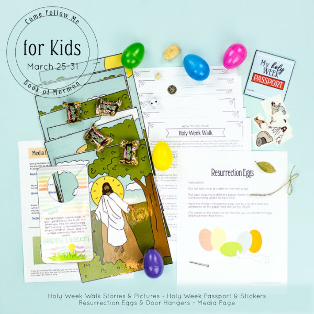 Come Follow Me Primary 2024 ELEMENTARY: Book of Mormon Lesson 13 March ...