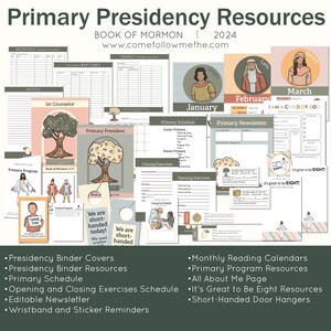 Book of Mormon 2024 Complete Primary Bundle // LDS Primary, Primary ...