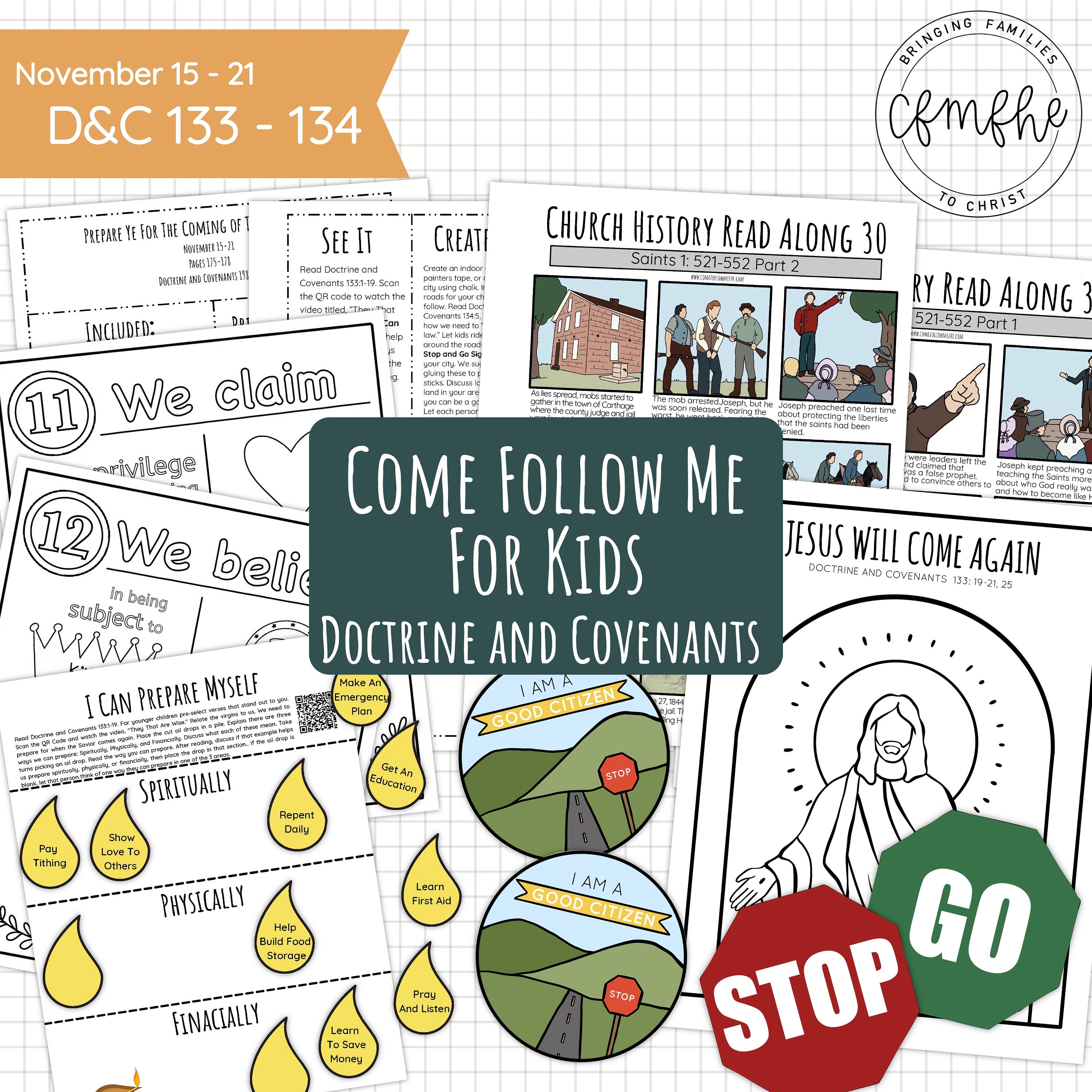 Come Follow Me 2021 STANDARD: D&C Lesson 47 november | Etsy