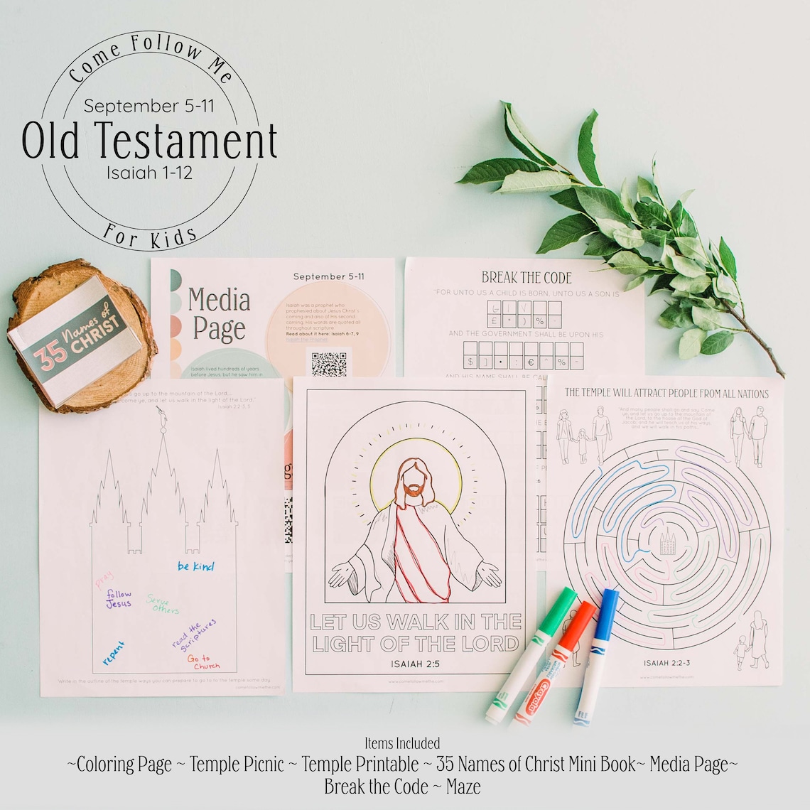 Come Follow Me Primary 2022 ELEMENTARY: Old Testament Lesson - Etsy