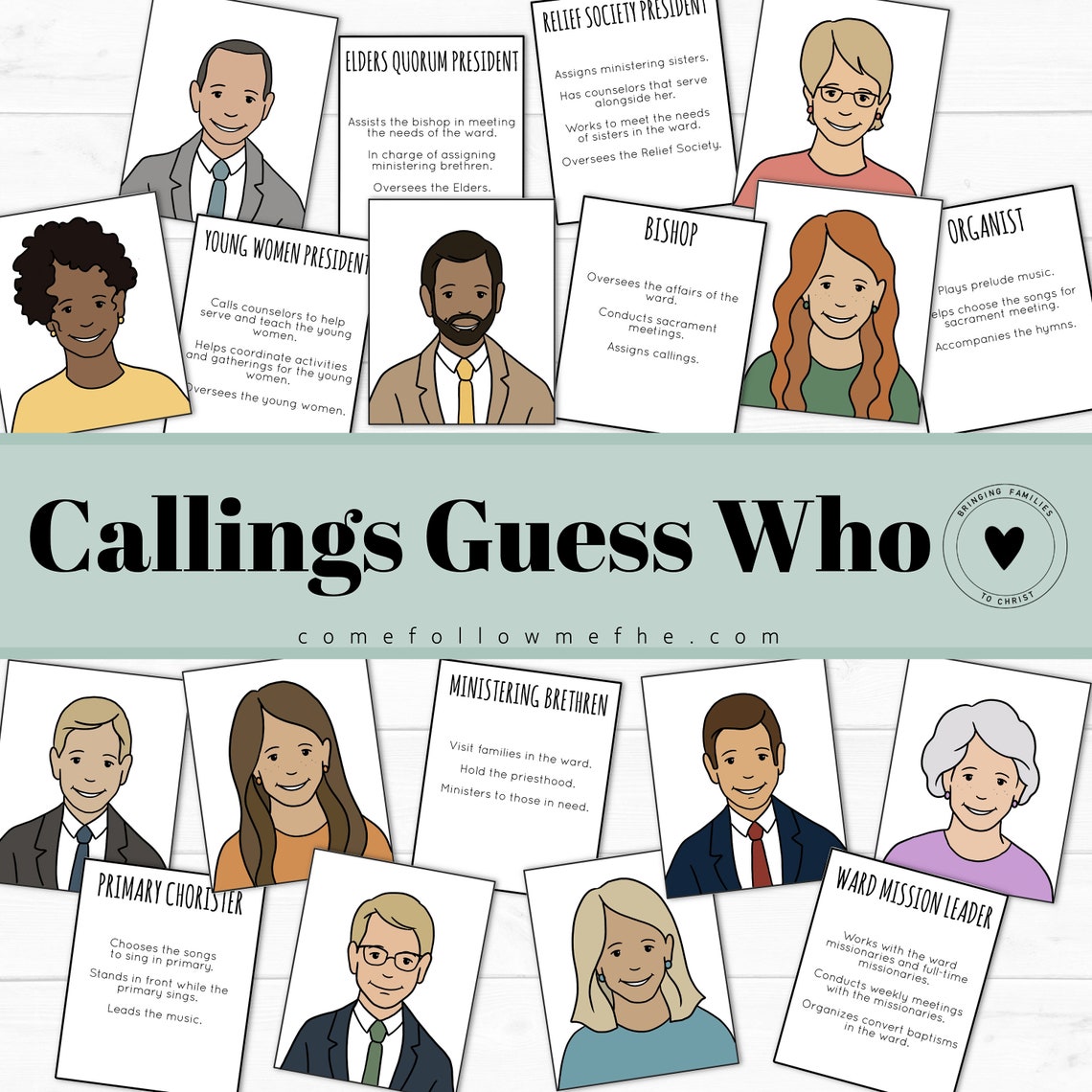 Calling Guess Who Game - Etsy