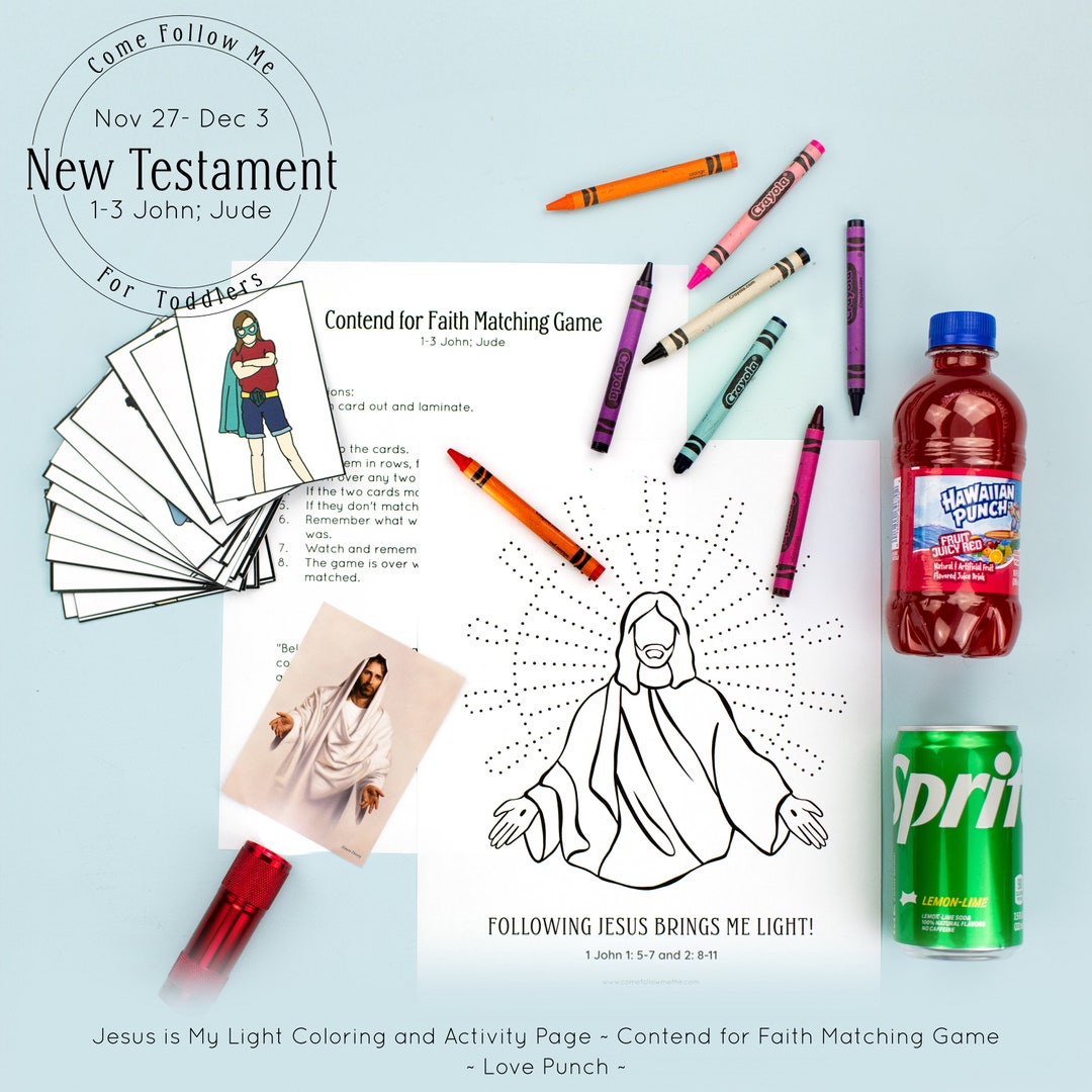 Come Follow Me Primary 2023 TODDLER: New Testament Lesson 49 Nov 27-dec ...