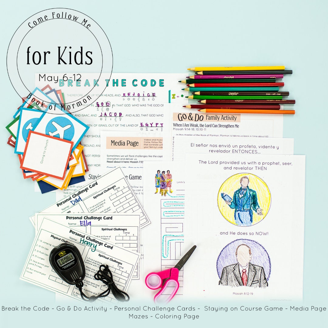 Come Follow Me Primary 2024 ELEMENTARY: Book of Mormon Lesson 19 May 6-12 //LDS Primary 2024 ...