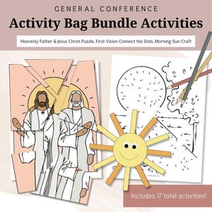 General Conference Activity Bag Bundle for Kids // April 2025, Family ...