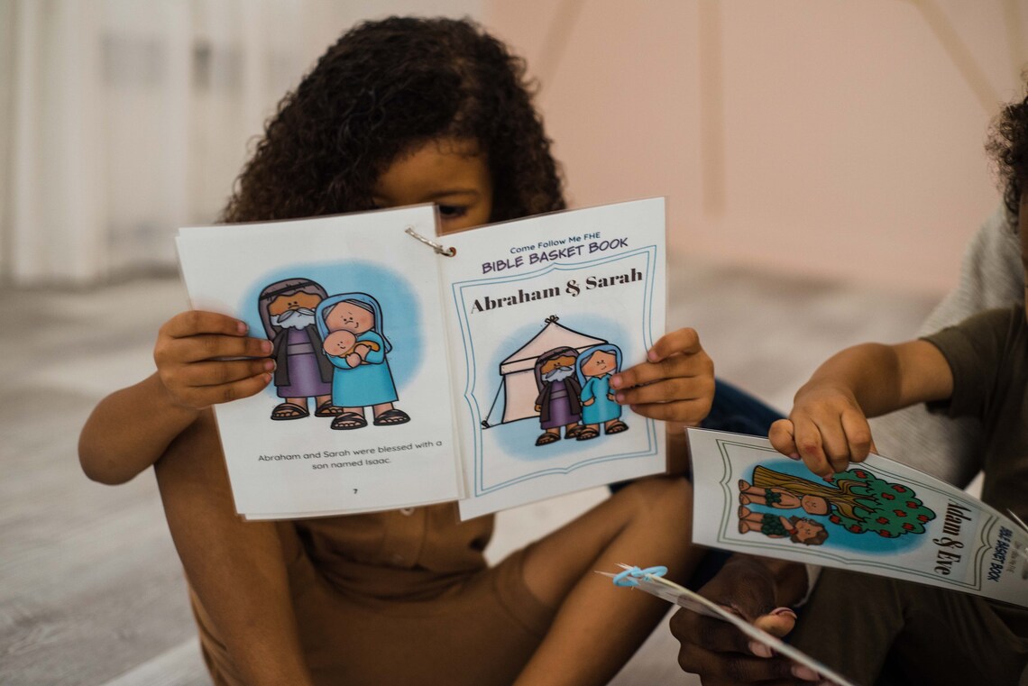 Abraham and Sarah Bible Basket Book // 2022 Primary Come - Etsy