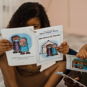 Abraham and Sarah Bible Basket Book // 2022 Primary, Come Follow Me ...