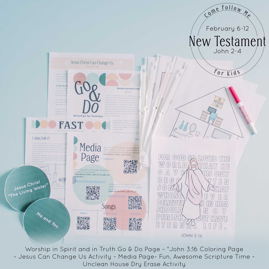 Come Follow Me Primary 2023 ELEMENTARY: New Testament Lesson 7 Feb 6 ...