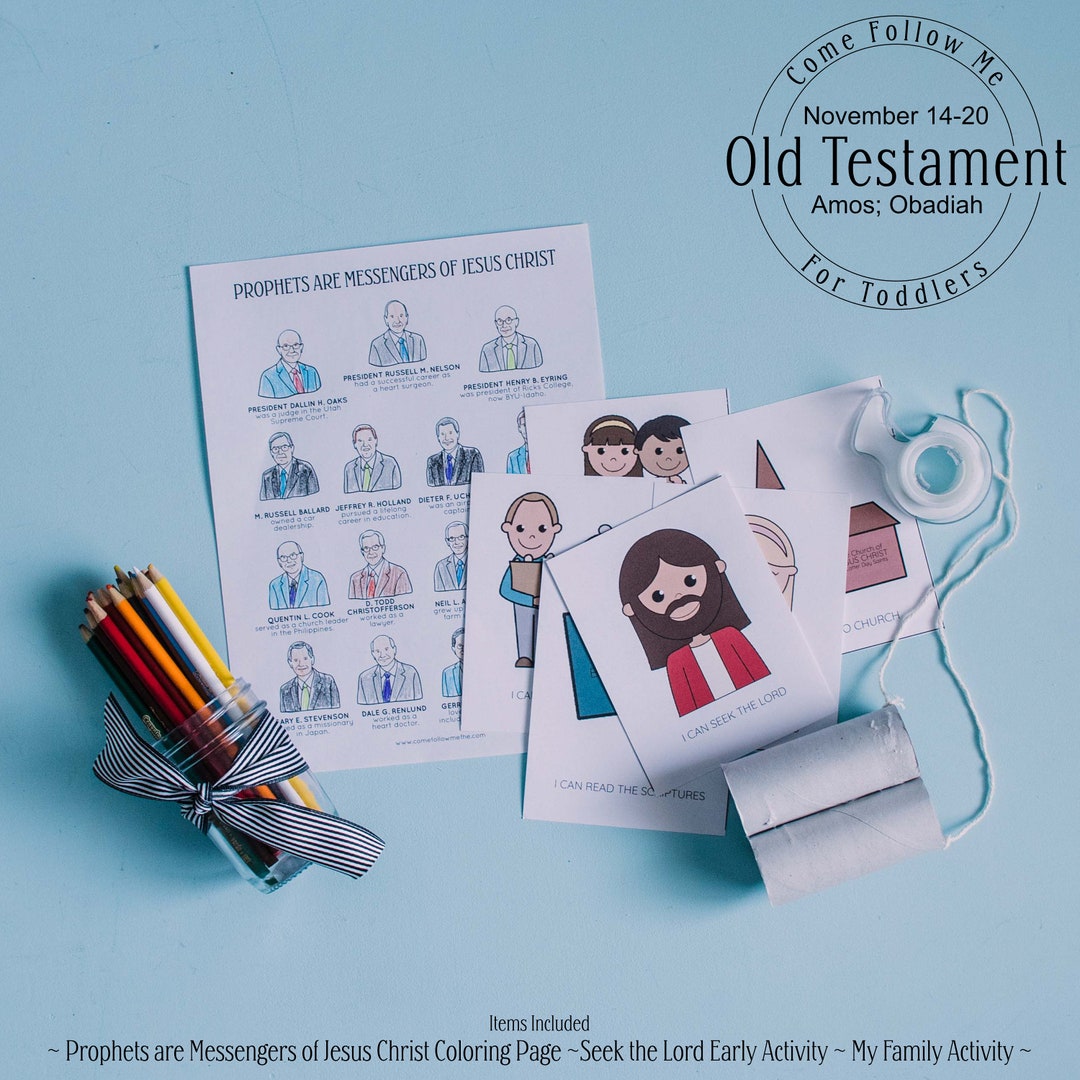 Come Follow Me Primary 2022 TODDLER: Old Testament Lesson 47 Nov 14 ...