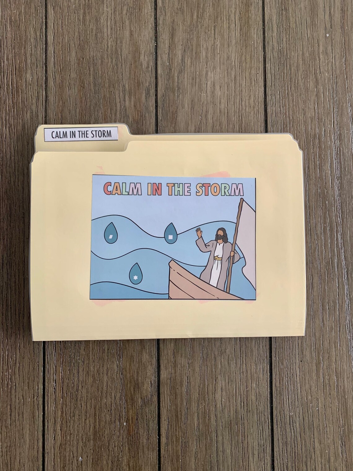 Calm in the Storm File Folder Game // New Testament Study, New ...