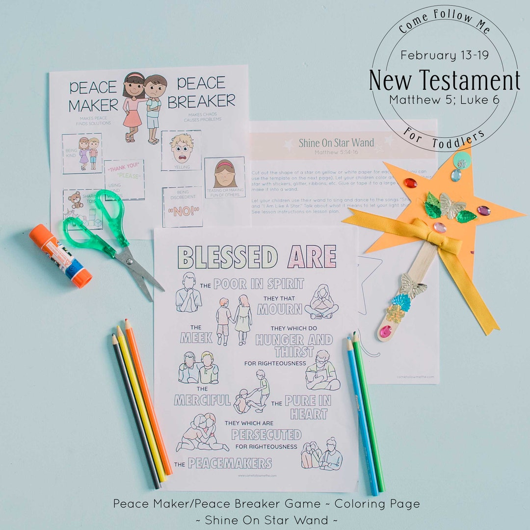 Come Follow Me Primary 2023 TODDLER: New Testament Lesson 8 Feb 13 Feb ...