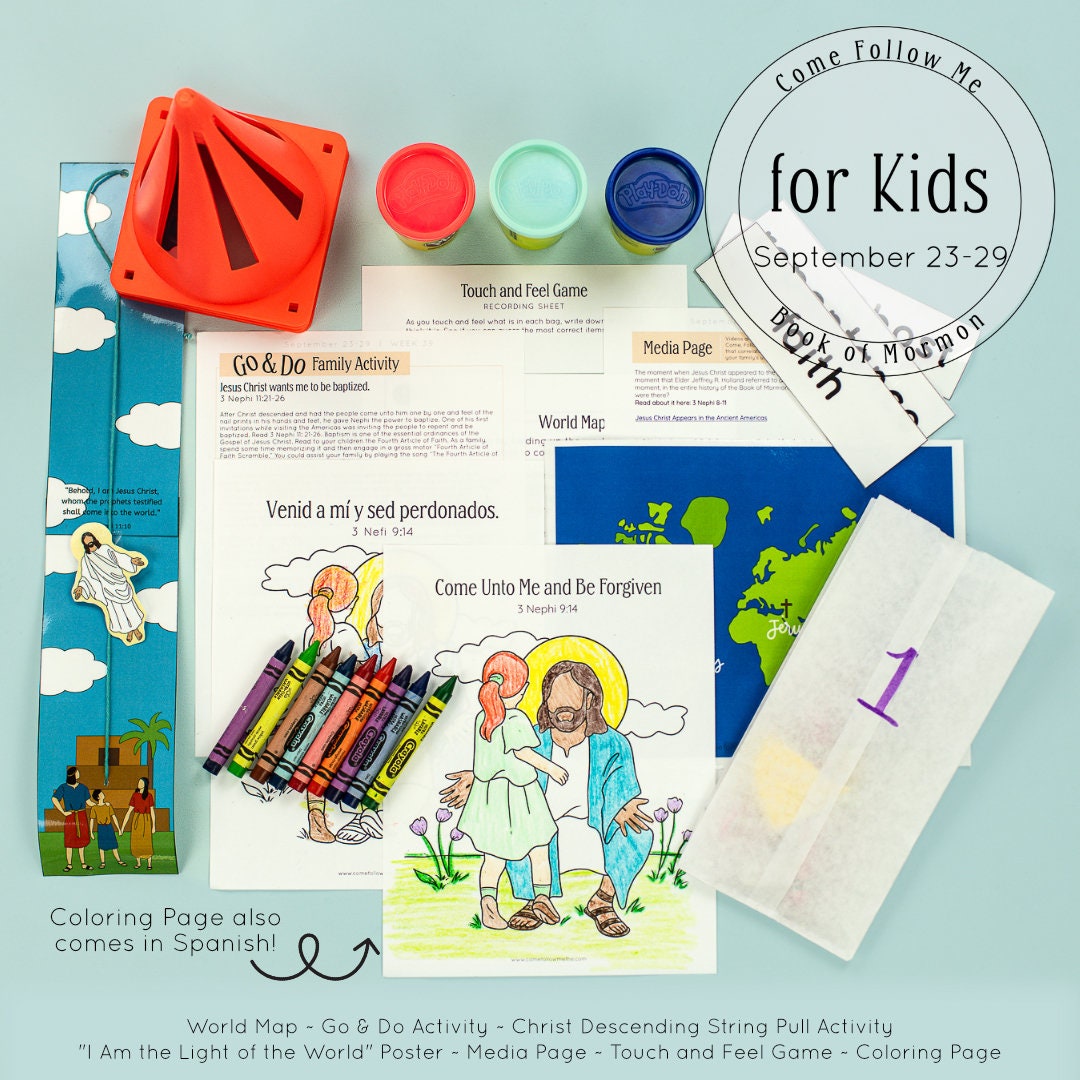 Come Follow Me Primary 2024 ELEMENTARY: Book of Mormon Lesson 39 Sept ...